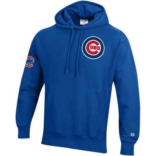 Champion Chicago Cubs Reverse Weave Chenille Hoodie