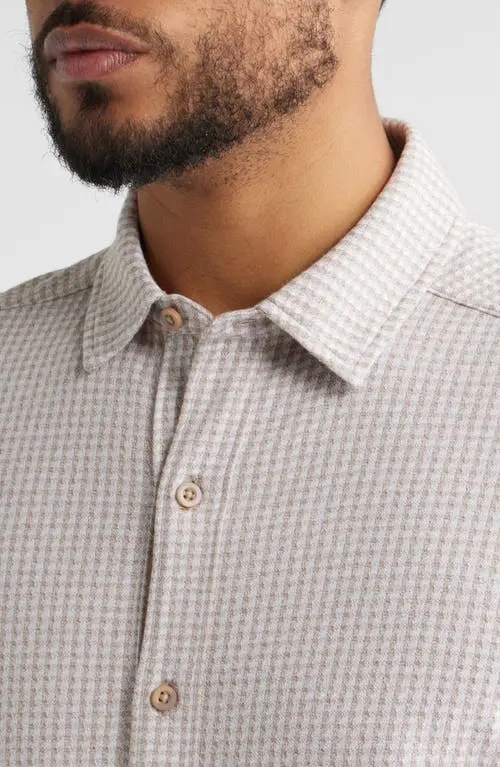 Johnston & Murphy Bennett Gingham Short Sleeve Button-up Shirt