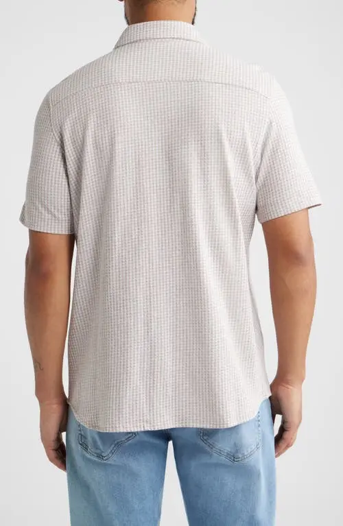 Johnston & Murphy Bennett Gingham Short Sleeve Button-up Shirt