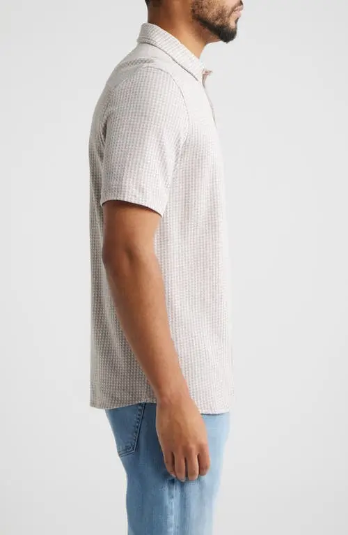 Johnston & Murphy Bennett Gingham Short Sleeve Button-up Shirt