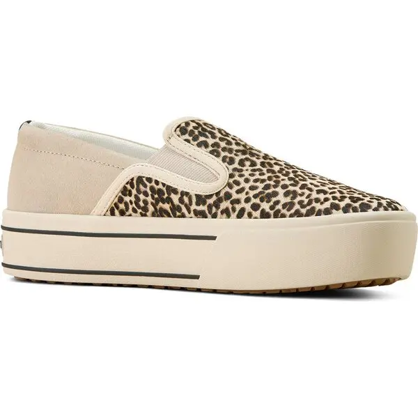 Ariat Skylar Slip-on Sneaker - Cream Cheetah Hair On