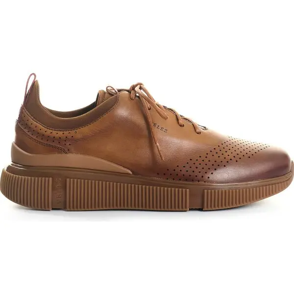 VELEZ Leather Lace-up Shoes - Honey