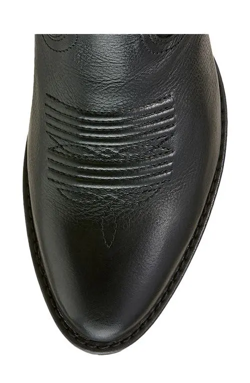 Ariat Easton R Toe Western Boot - Velvety Black