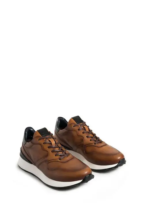 VELEZ Cooper 3 Leather Sneakers With Spoiler - Brown