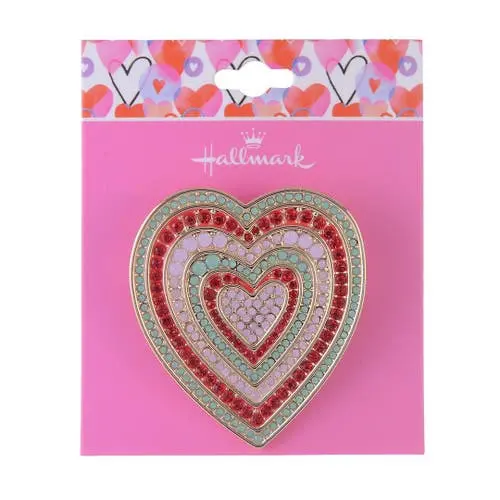 HALLMARK Stone Heart Pin