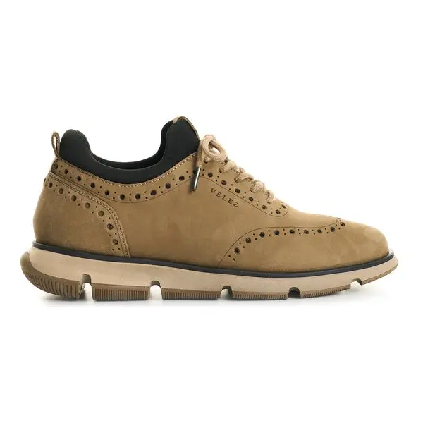 VELEZ Apolo Nubuck Leather Lace-up Sneakers