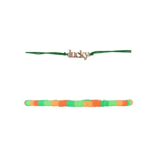 HALLMARK Assorted Bracelet Set - Green