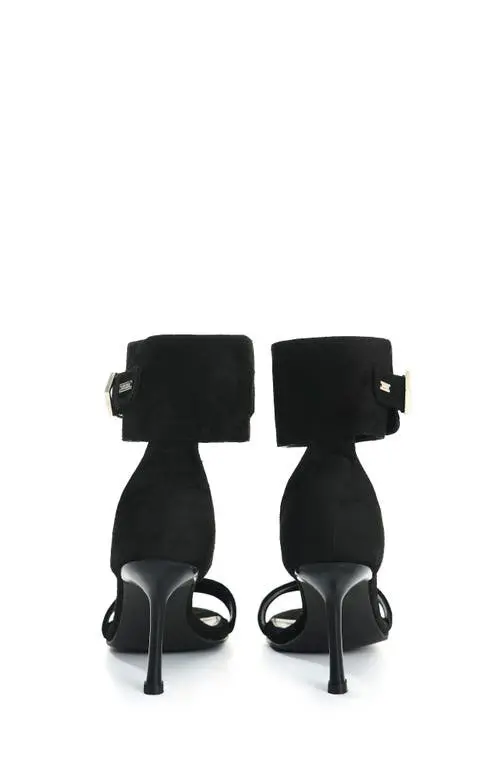 VELEZ Suede Leather Heeled Sandals