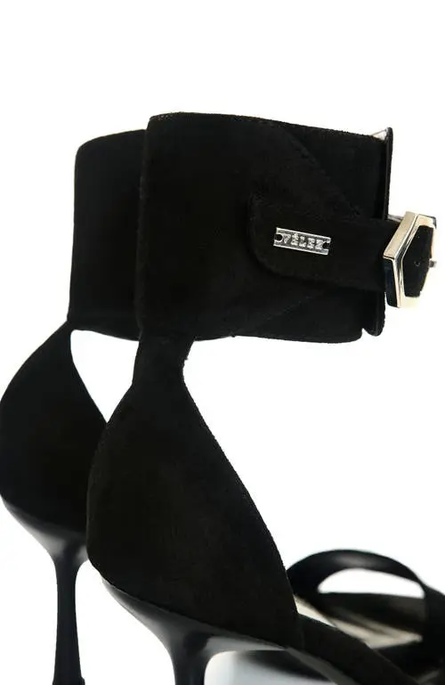 VELEZ Suede Leather Heeled Sandals