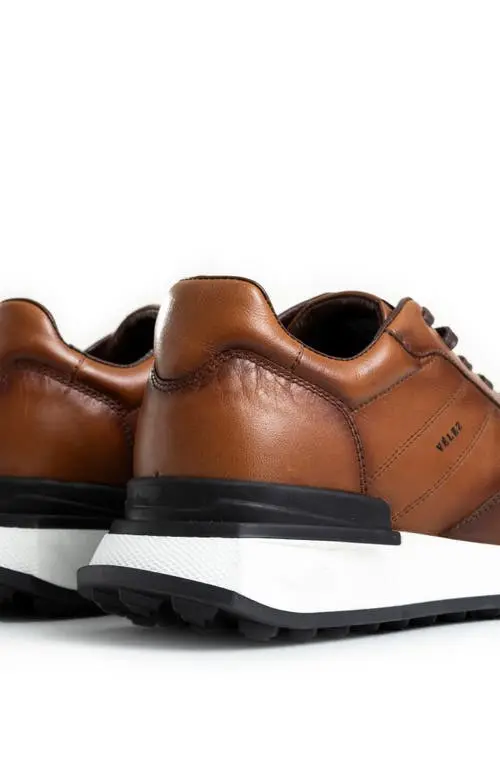 VELEZ Leather Sneakers With Stitching