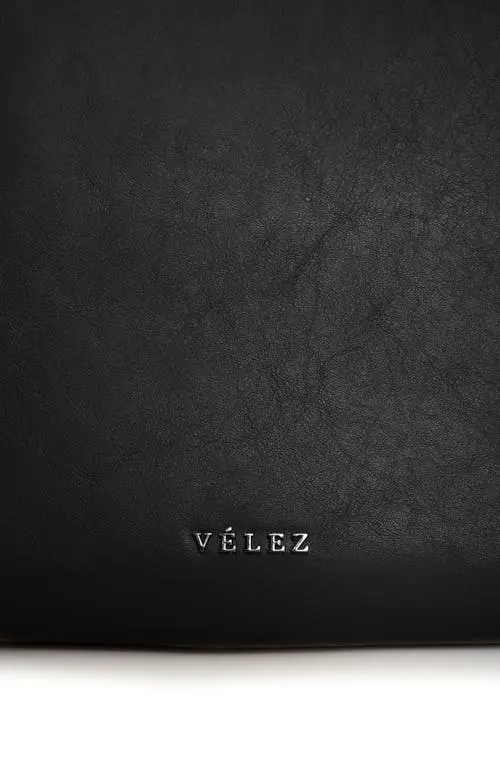 VELEZ Ailana Leather Shopping Bag