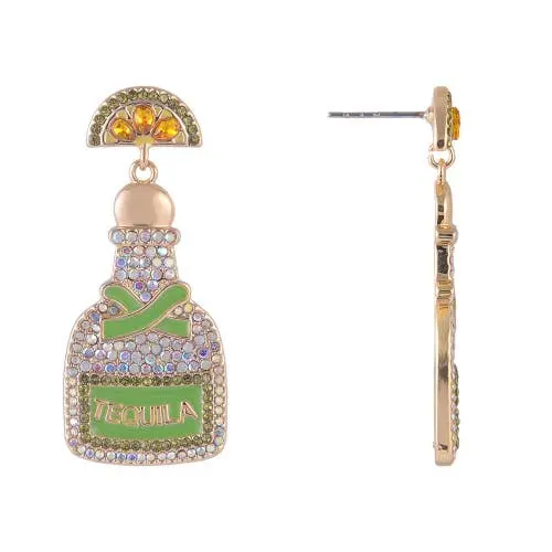 HALLMARK Stone And Enamel Tequila Earrings