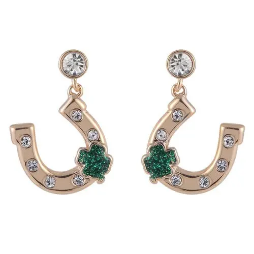 HALLMARK Horseshoe Drop Earrings