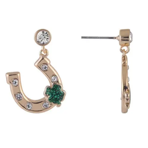 HALLMARK Horseshoe Drop Earrings