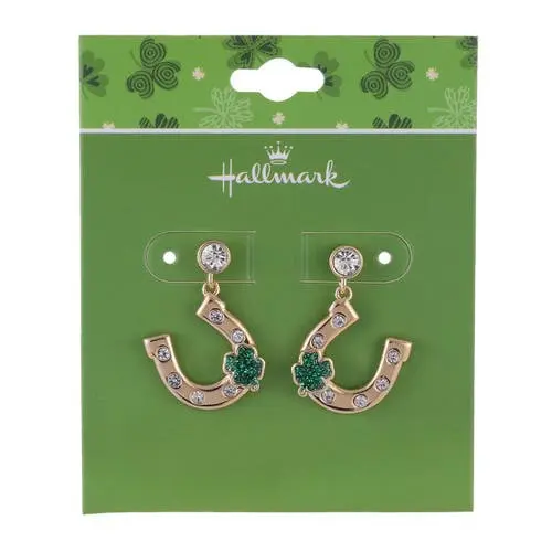 HALLMARK Horseshoe Drop Earrings