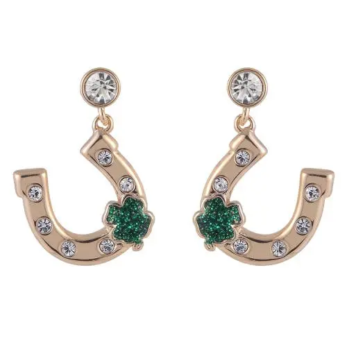 HALLMARK Horseshoe Drop Earrings