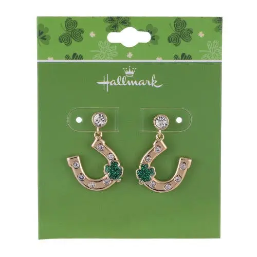 HALLMARK Horseshoe Drop Earrings