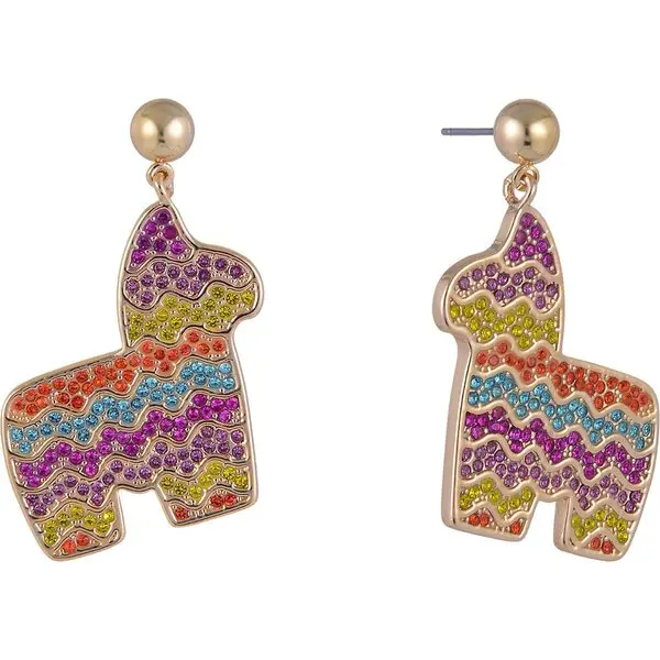 HALLMARK Piñata Stone Dangle Earrings - Multicolored