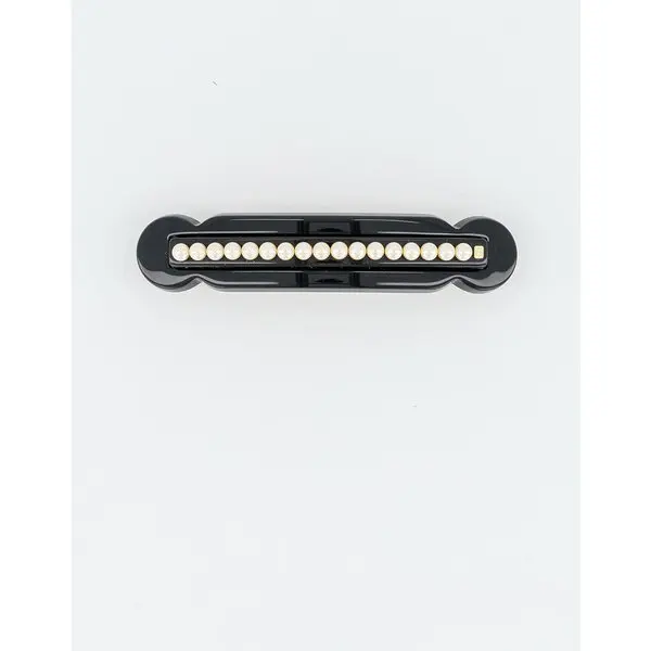 Alexandre De Paris Lineature Pearls Acetate Barrette - Black