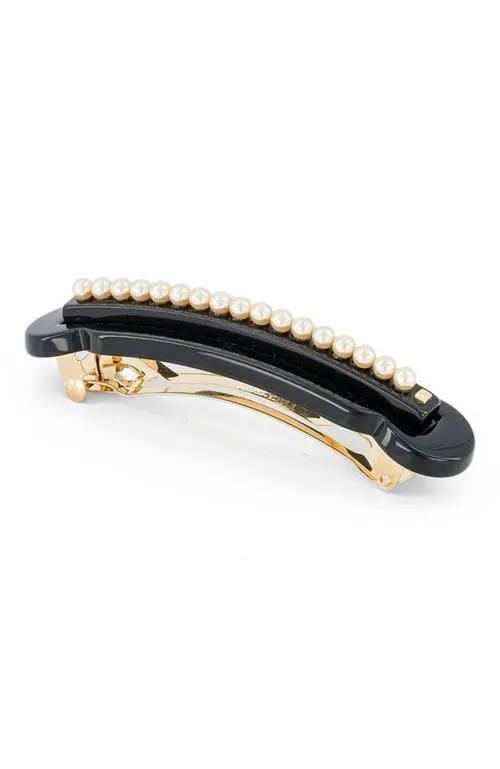Alexandre De Paris Lineature Pearls Acetate Barrette