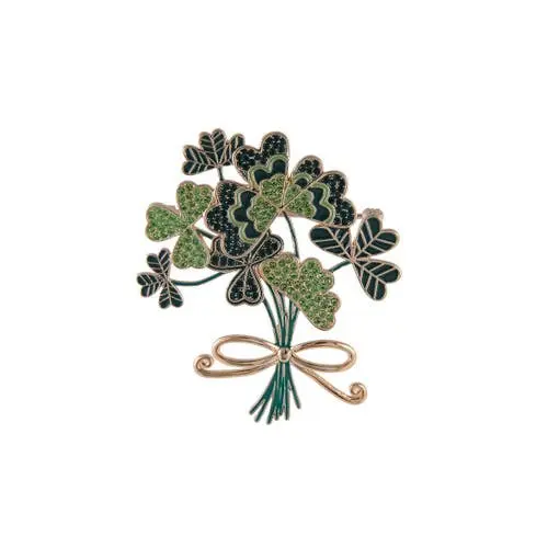 HALLMARK Four Leaf Clover Bouquet Pin