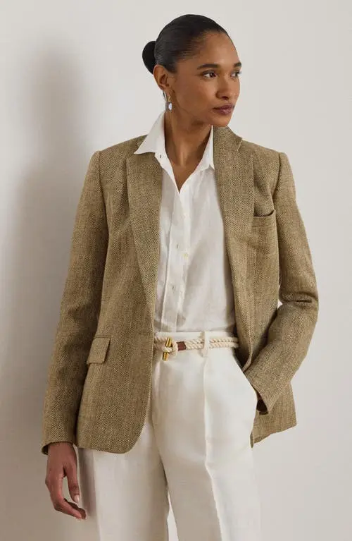 Ralph Lauren Linen Herringbone Jacket