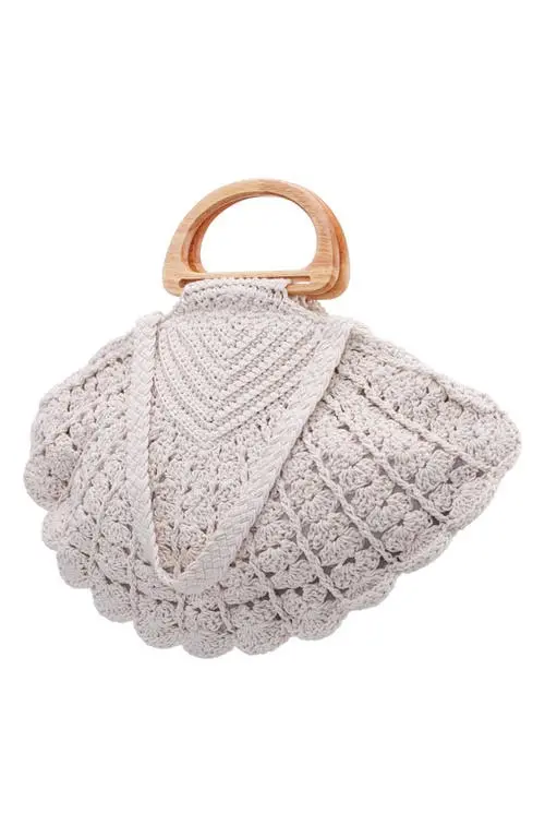 Nina Unity Crochet Shell Clutch