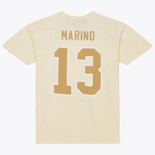 Mitchell & Ness Dan Marino Miami Dolphins Sandman Name & Number T-shirt