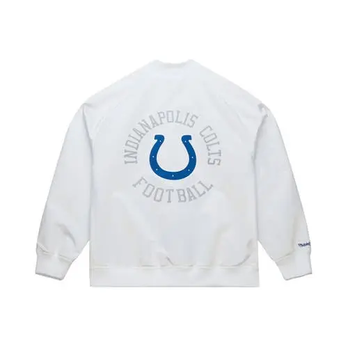 Mitchell & Ness Indianapolis Colts Double Clutch Raglan Full-snap Jacket