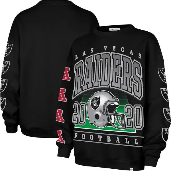 '47 Las Vegas Raiders Go Big Oversized Pullover Sweatshirt