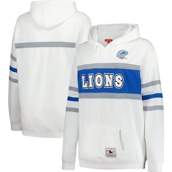 Mitchell & Ness Detroit Lions Head Coach Throwback Pullover Hoodie