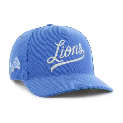 '47 Detroit Lions Golden Age Corduroy Hitch Adjustable Hat - Blue