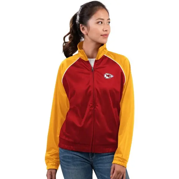 G-III 4HER BY CARL BANKS Kansas City Chiefs Replay Full-zip Track Jacket - Red
