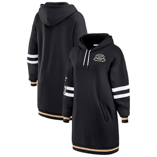 WEAR BY ERIN ANDREWS New Orleans Saints Hoodie Dress - Black