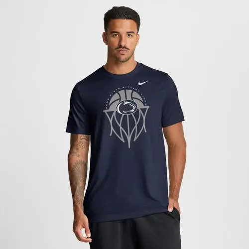 Nike Penn State Nittany Lions Basketball Icon Legend Dri-fit T-shirt - Navy