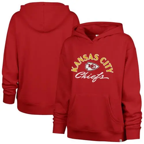 '47 Kansas City Chiefs Whirlwind Naomi Hoodie - Red