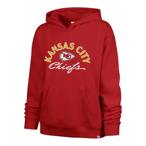 '47 Kansas City Chiefs Whirlwind Naomi Hoodie - Red