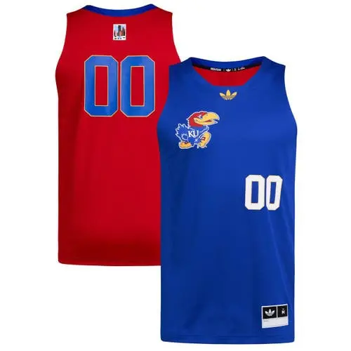 Adidas 00 /red Kansas Jayhawks Black History Month Basketball Jersey - Royal