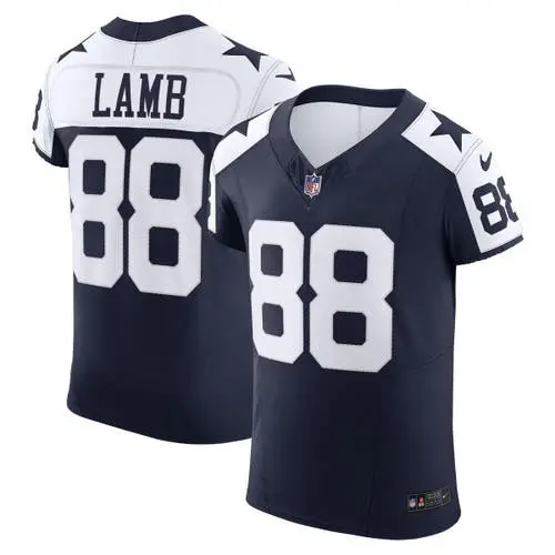 Nike Ceedee Lamb Dallas Cowboys Alternate Vapor F.u.s.e. Elite Jersey - Navy