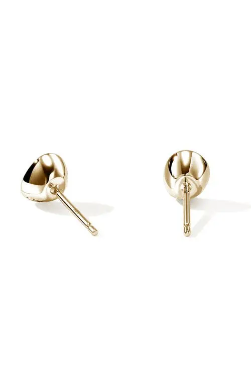 John Hardy 18k Lab-grown Diamond Stud Earrings - Gold