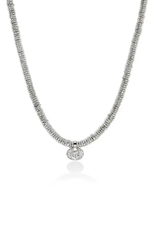 John Hardy Lovestruck™ Heishi Lab-grown Diamond Pendant Necklace - Silver