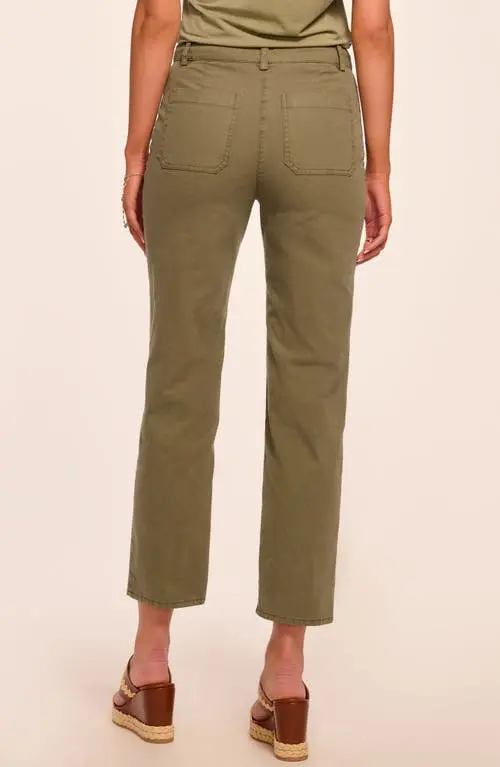 Ramy Brook Stretch Cotton Twill Ankle Pants