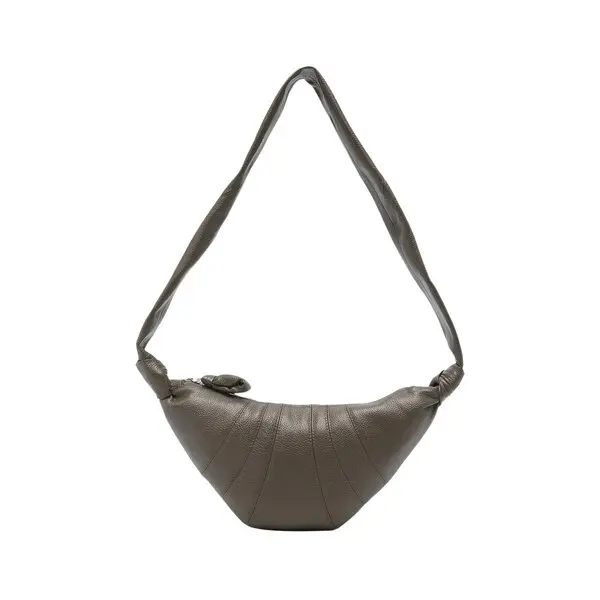 LEMAIRE Small Croissant Bag 'dark Olive - Green