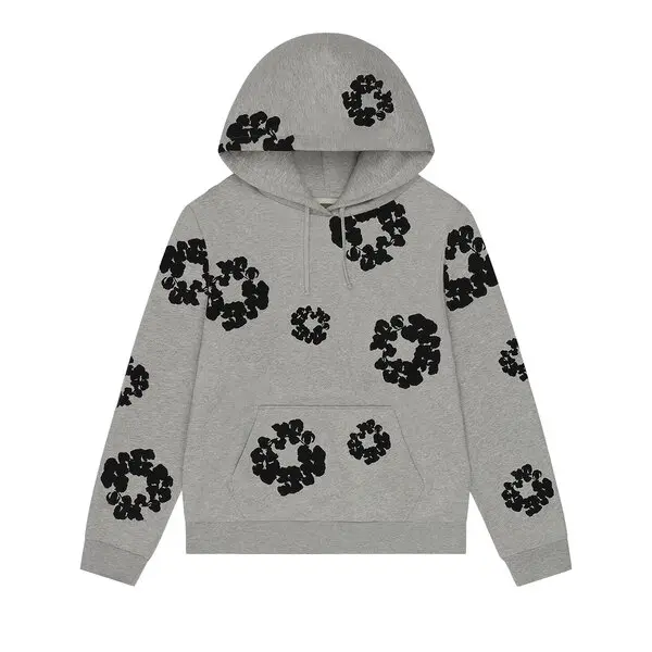 DENIM TEARS Cotton Wreath Hoodie - Grey