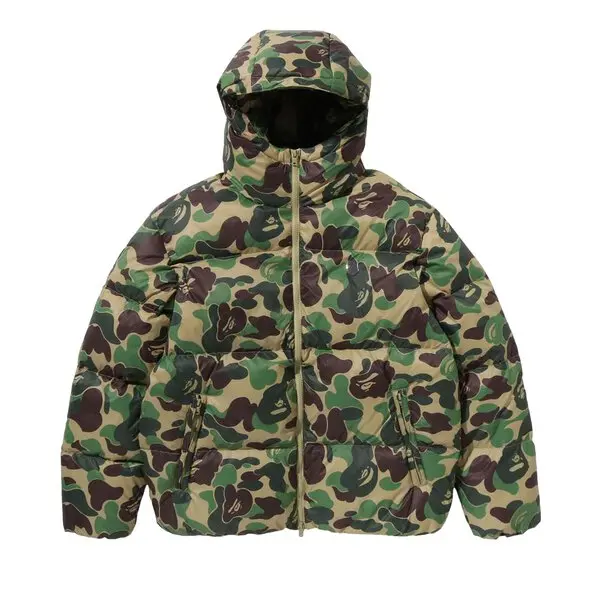 A BATHING APE Abc Camo Down Jacket