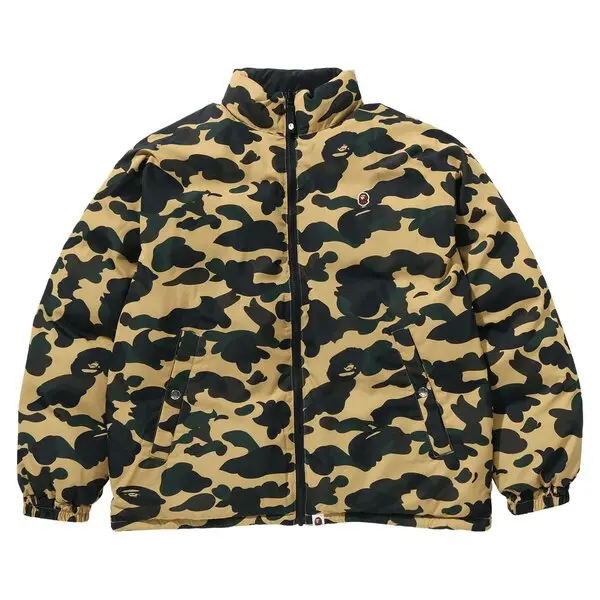 A BATHING APE 1st Camo Reversible Down Jacket