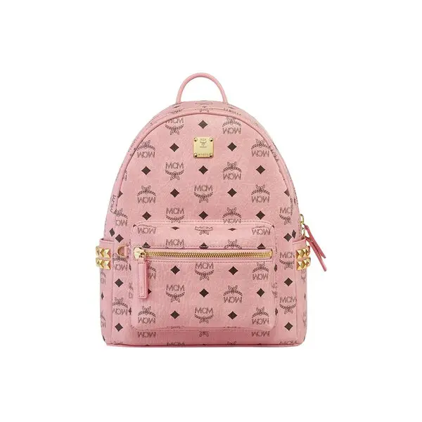 Mcm Stark Vi Small Backpack 'soft - Pink