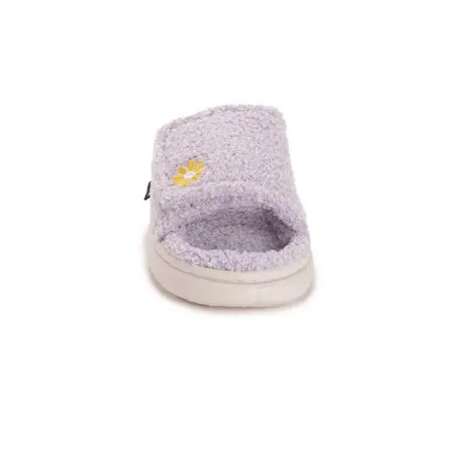 MUK LUKS Gael Slide Slipper - Lavender Daisy