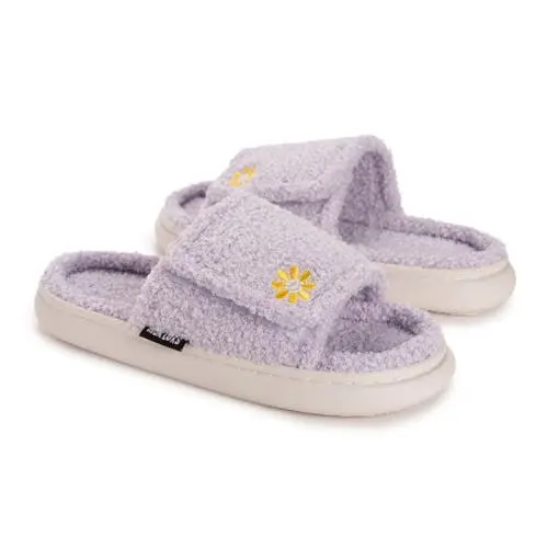 MUK LUKS Gael Slide Slipper - Lavender Daisy