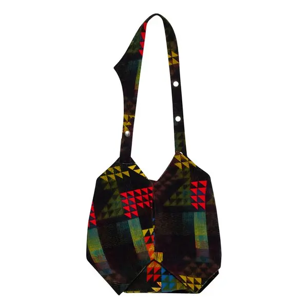 KIKO KOSTADINOV Abstract Check Kaleidoscope Bag